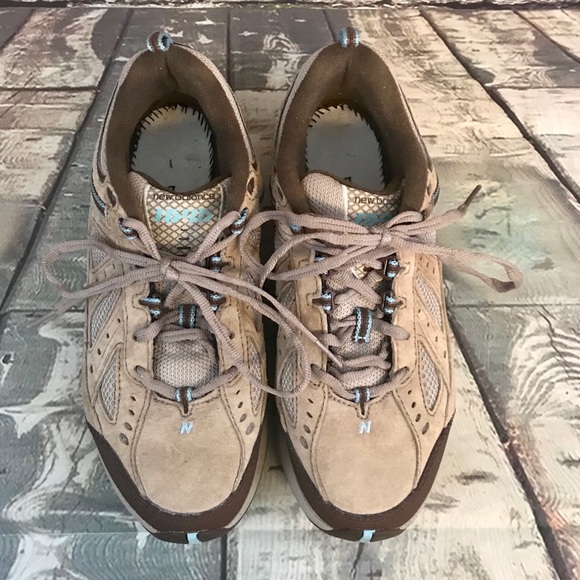 New Balance | Shoes | New Balance Rock Tone Tan Blue Walking Sneakers ...